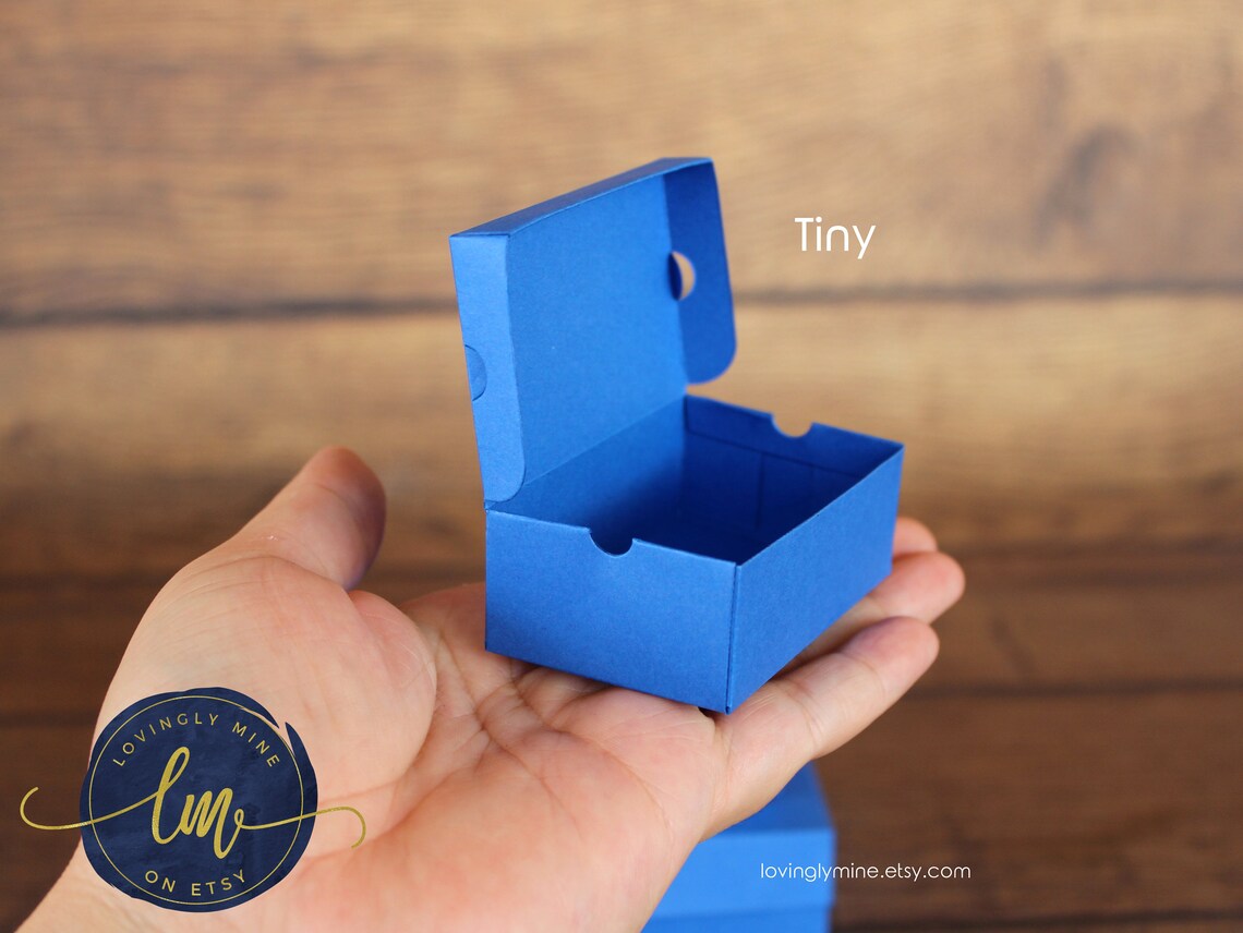 DIY Shoe Box Favors in Royal Blue 65lbs Cardstock Available - Etsy