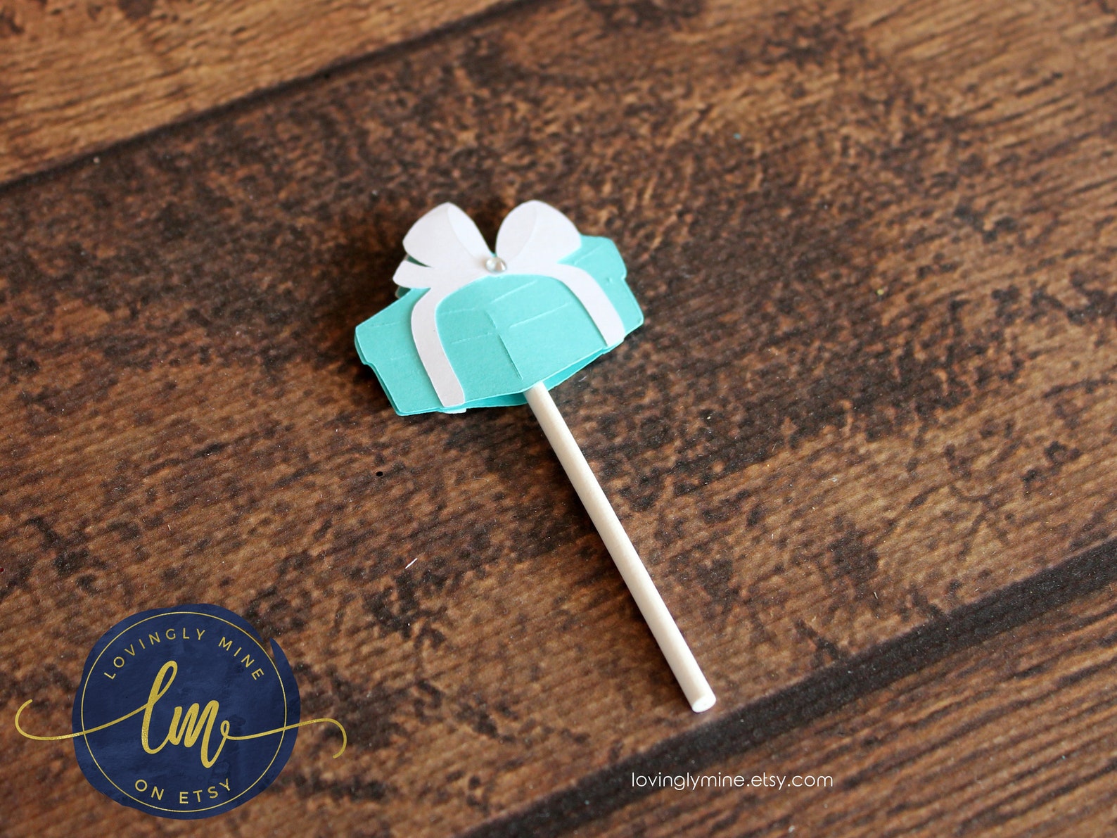 Gift Box Cupcake Toppers Deluxe Double Sided Set of 12 - Etsy