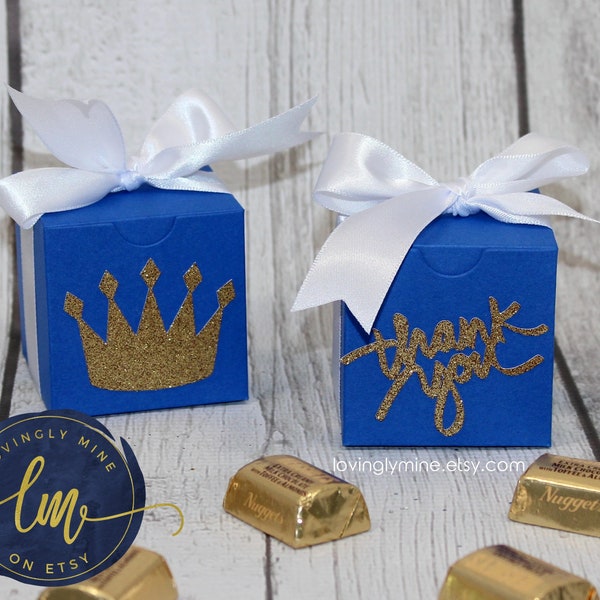 Royal Blue Boxes - Etsy