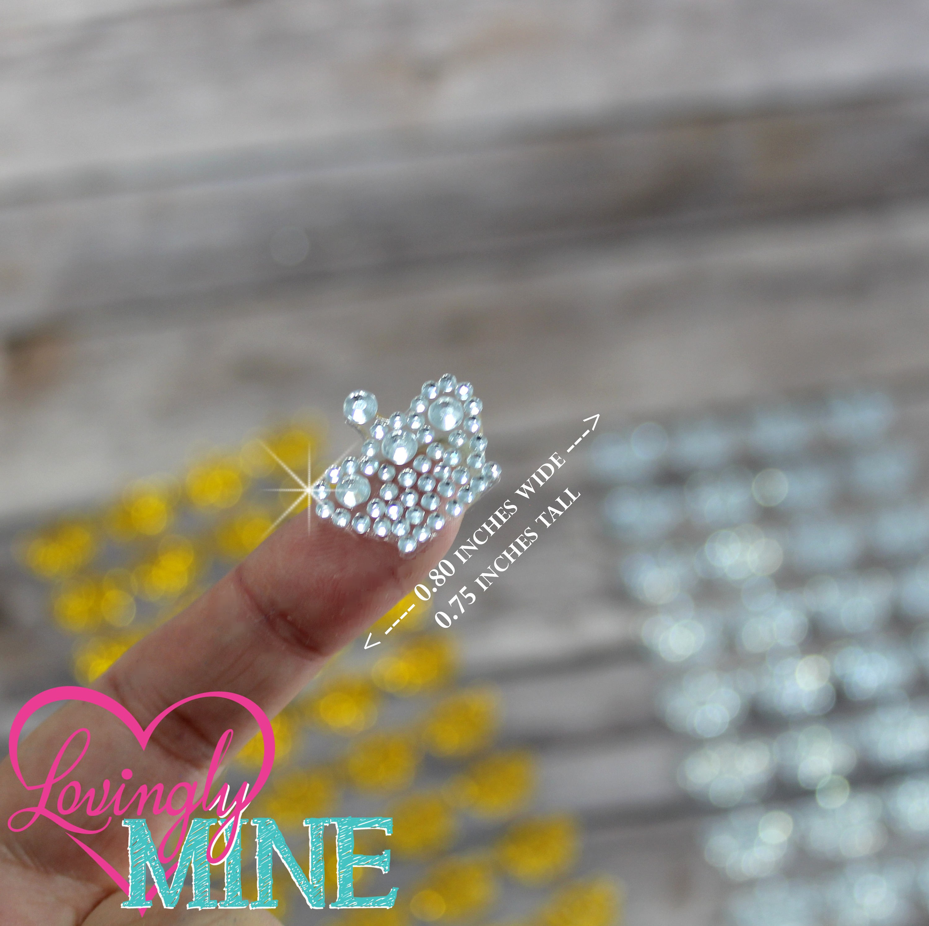 Crown Diamond Sticker Sheets in Silver or Gold - 48 Stickers per Sheet ...