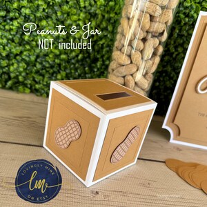 How Many Peanuts Game Kit Frame Kraft Brown, Beige & White, Baby Shower ...