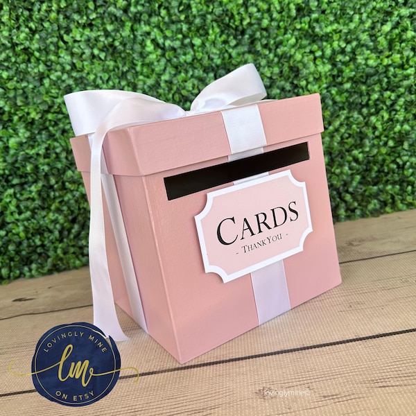 Reception Card Box - Etsy