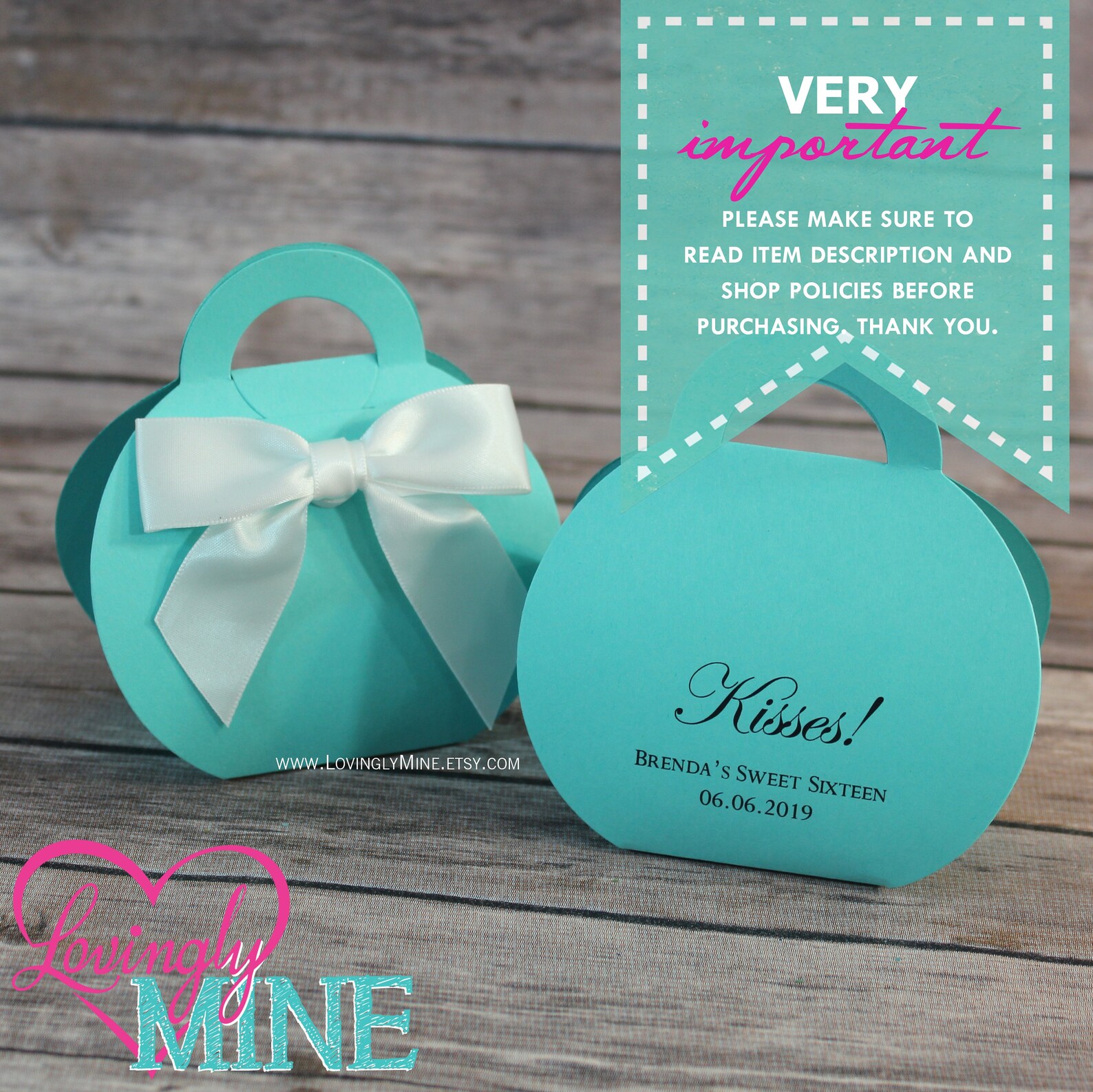 Purse Shaped Favor Bags in Light Teal With White Satin Bow - Etsy