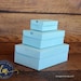 DIY Shoe Box Favors in Baby Blue 60lbs Cardstock - Available in Three ...