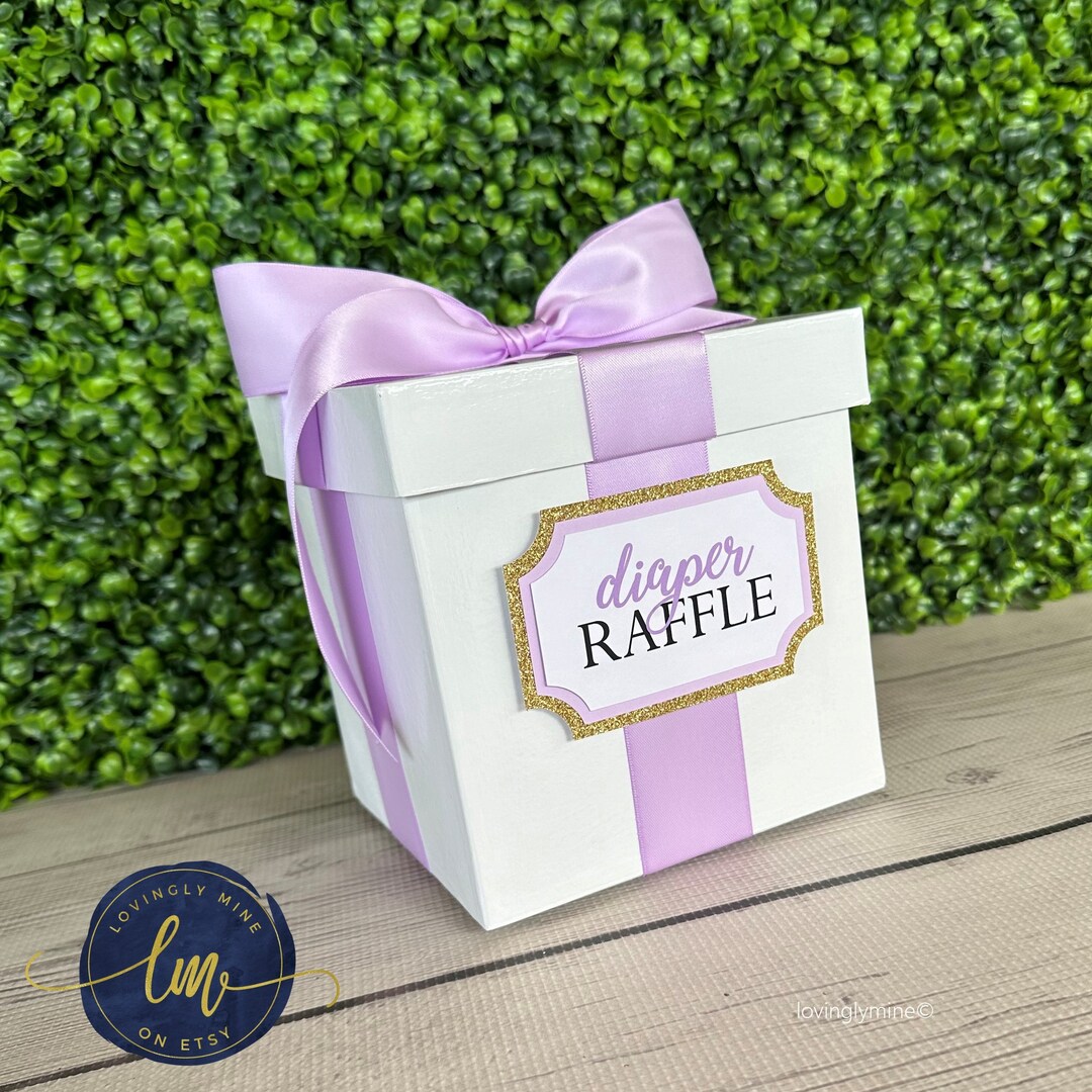 Mini Game Card Box 6 X 6 X 6 Inches Game Box With Slot in Lavender ...