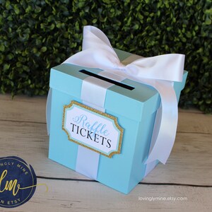 Mini Game Card Box | 6 X 6 X 6 Inches Game Box With Slot in Baby Blue ...