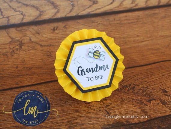 Name Tags/corsages Bumble Bee Yellow Black & White Baby - Etsy