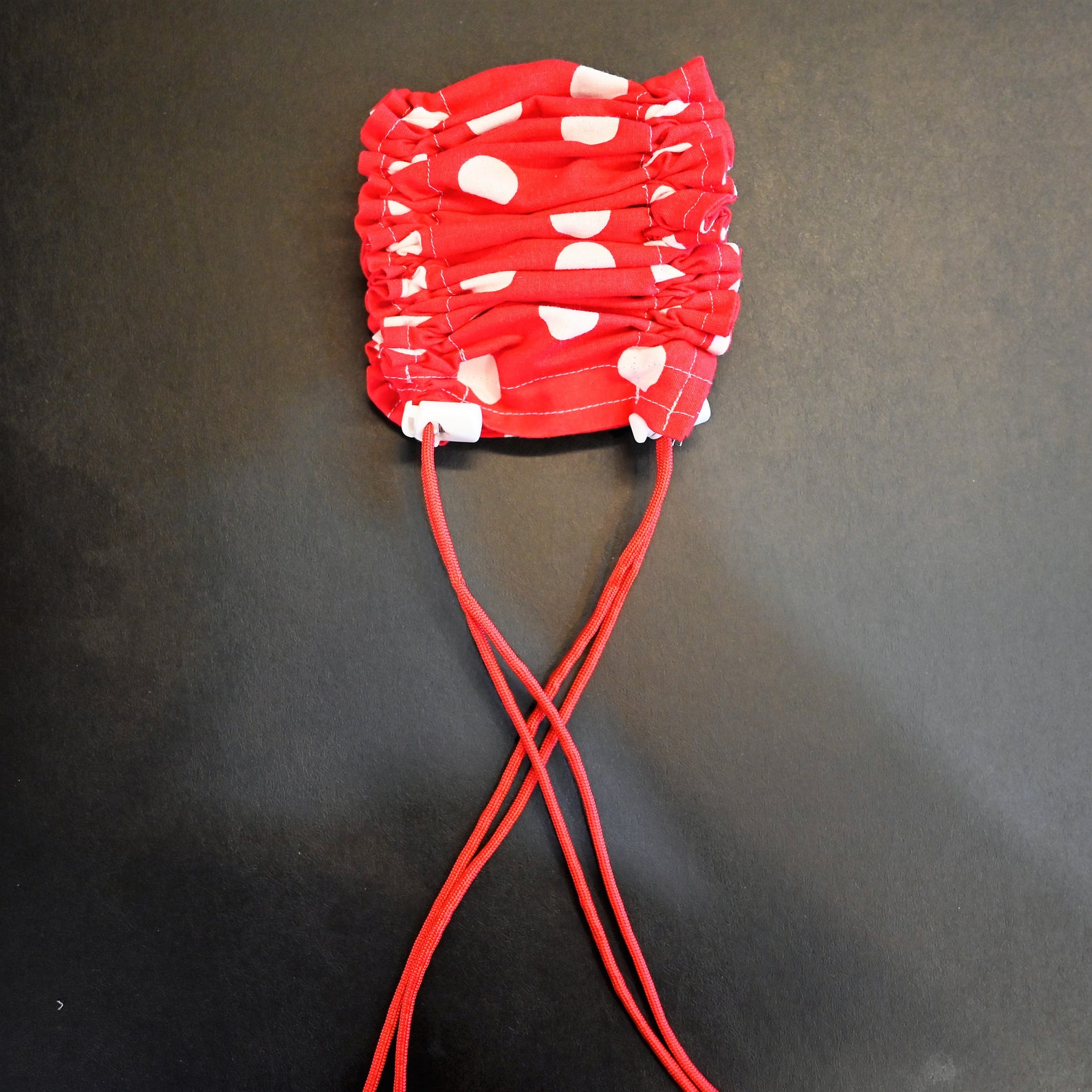 Mrs. Tyrrell's Small Dog Bath Cap Dog Snood Red Polka - Etsy