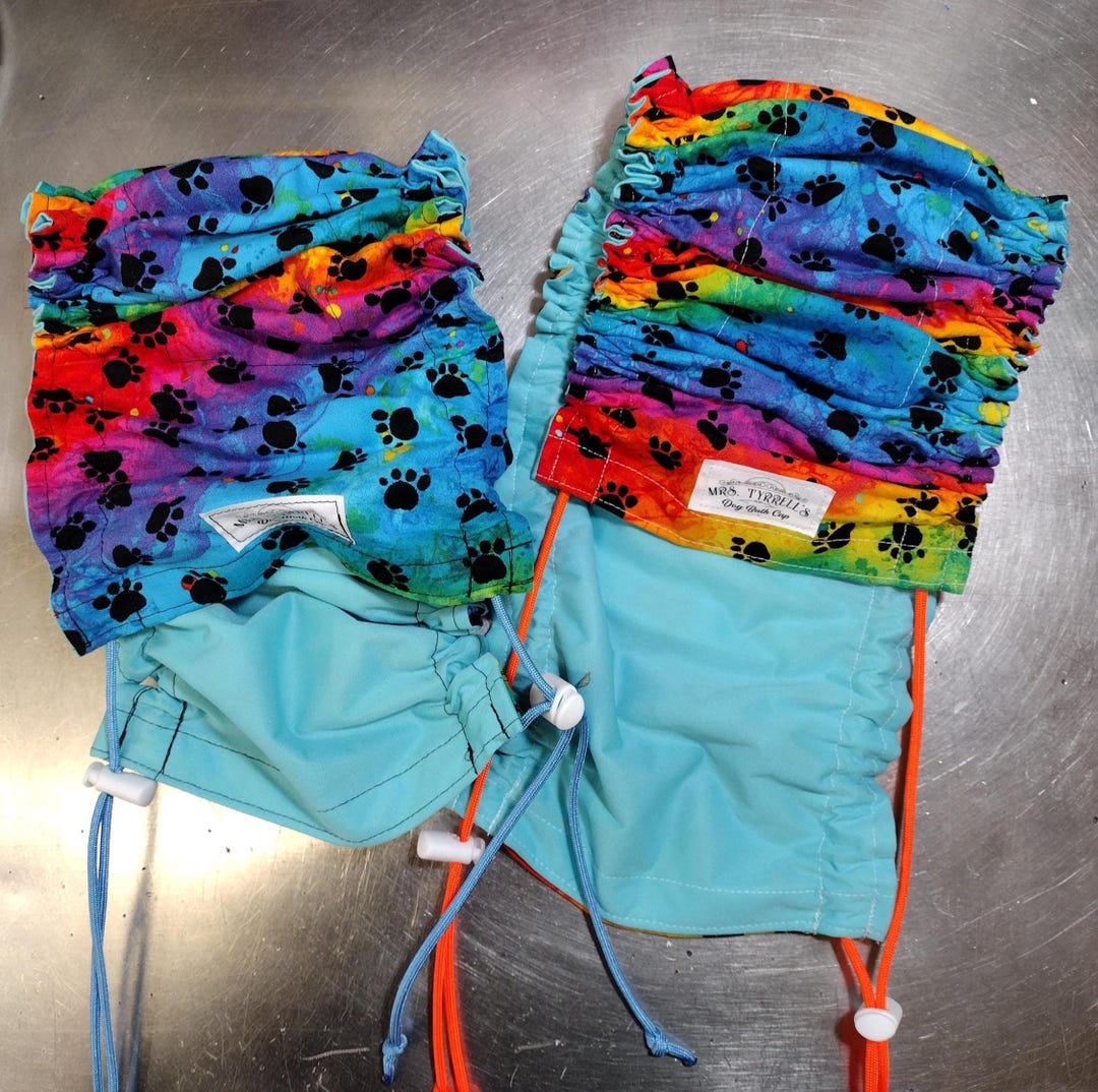 Rainbow Paws Dog Bath Cap, Dog Grooming Cap, Dog Ear Protection ...