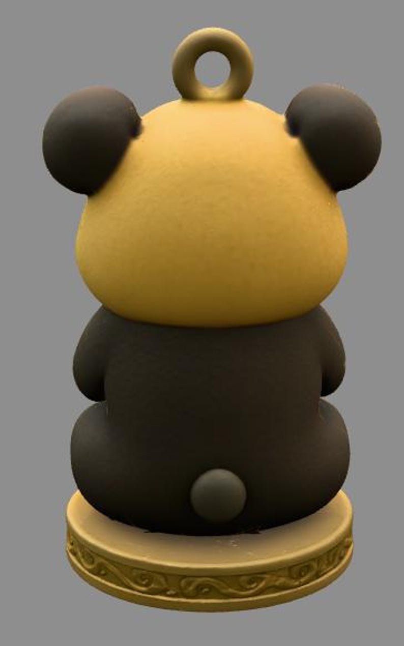 Cute Panda STL File – 3D Printable Valentine Figurine Pendant - Etsy