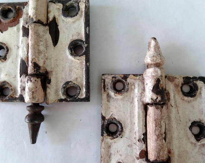 Vintage Antique Door Hinges Hardware, Repurpose, Art Project or Home ...