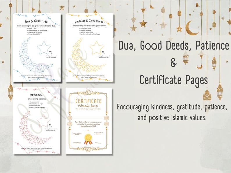 Kids Ramadan Journal Printable | 30 Day Islamic Activity Workbook | Eid ...