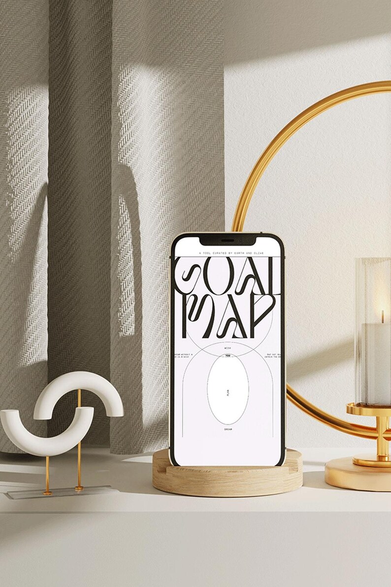 Goal Blueprint: Elegant Printable Goal Map - Etsy