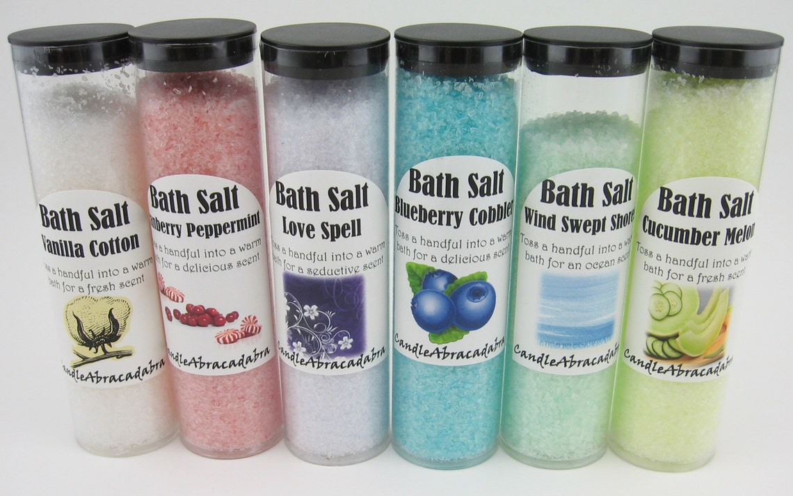 Coarse Scented Bath Salt with Dead Sea and Epsom Salts 7 oz | Etsy