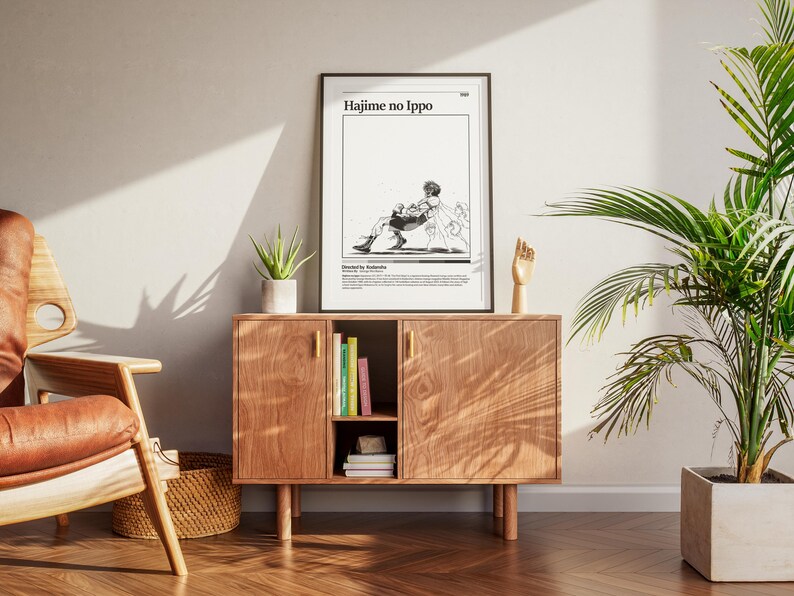 Hajime No Ippo Wall Art: Retro Minimalist Anime Print - Etsy