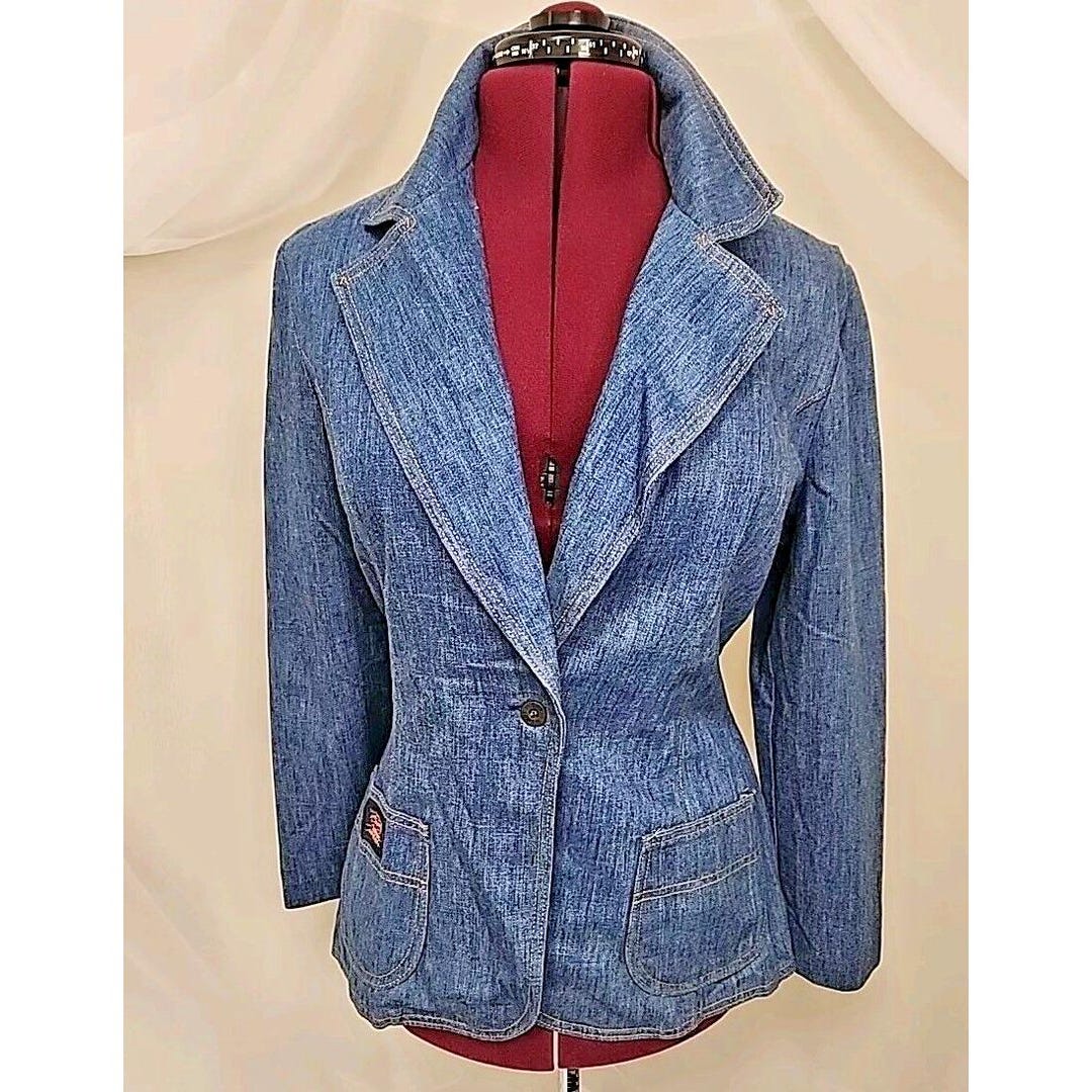 Vtg 80s Levi's Denim Jean Jacket Script "l" Label - Etsy