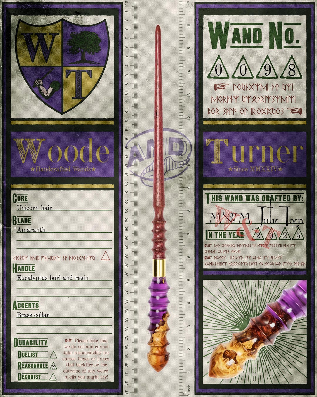 Wand No. 98 - Etsy