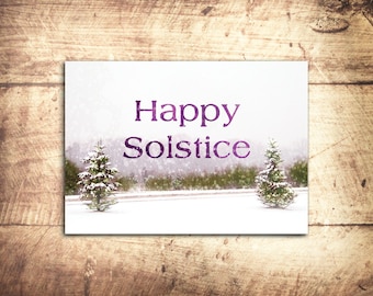Printable Winter Solstice Card, Instant Download, Happy Solstice ...