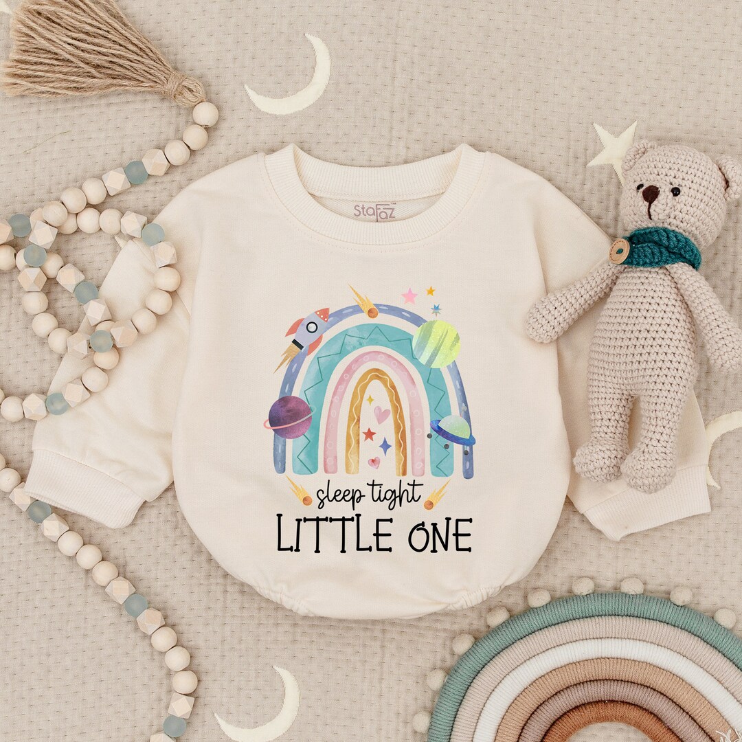Sleep Tight Little One Space Romper, Baby Gift, Cute Baby Boy Clothes ...