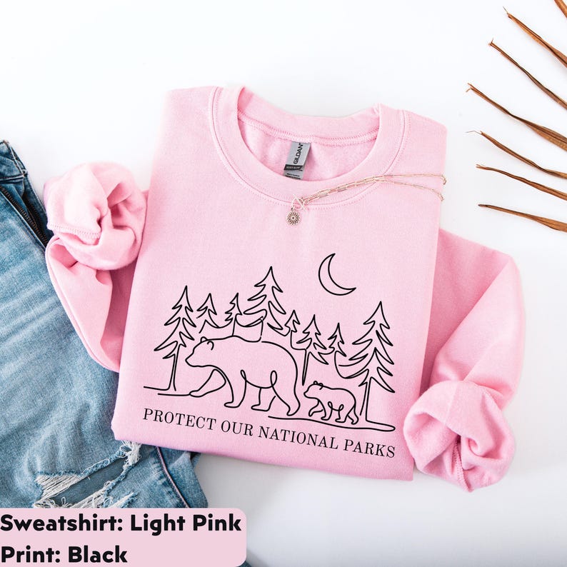 Protect Our National Parks Shirt, Mama Bear Graphic Tee, Comfort Colors ...