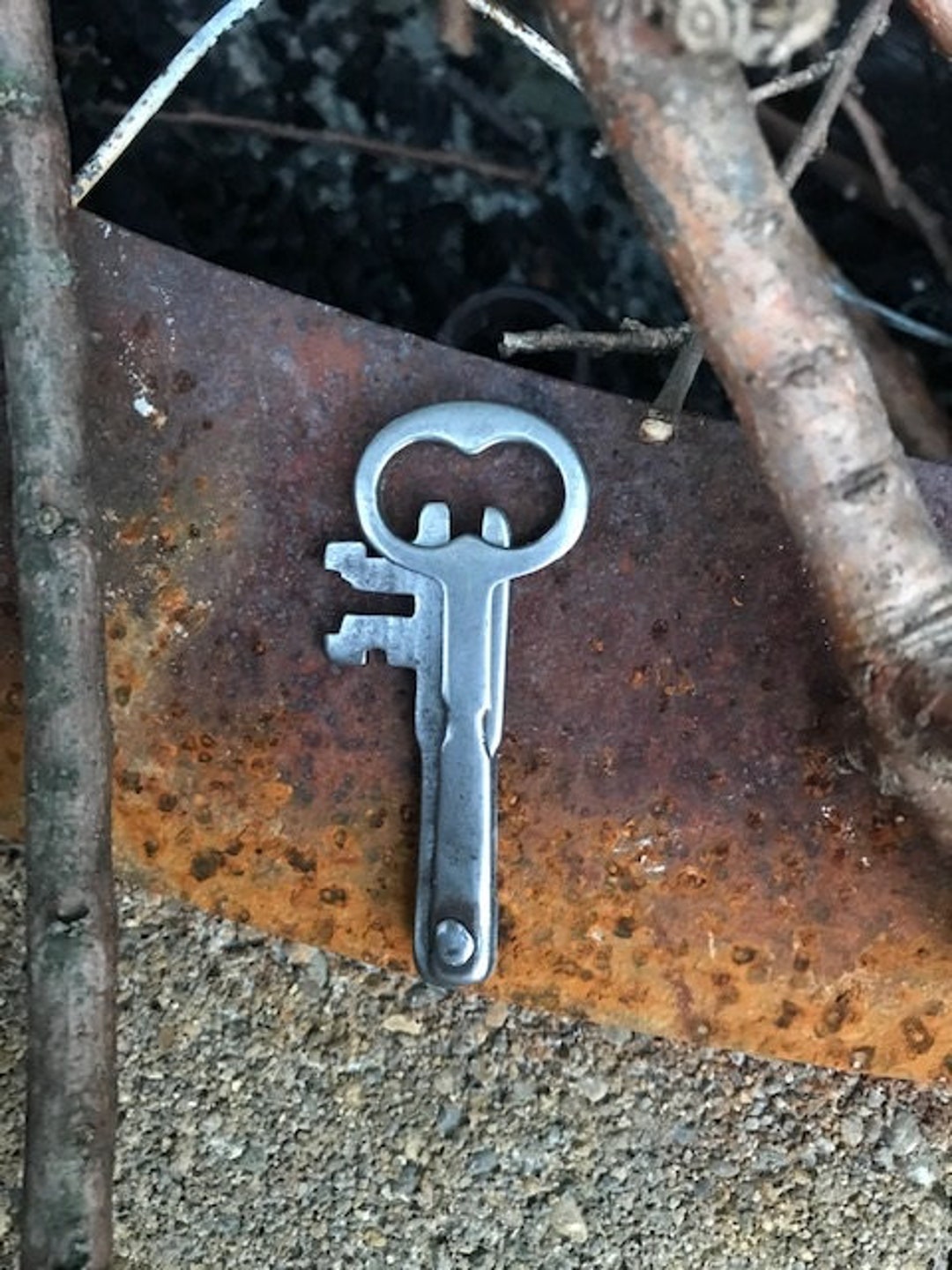Vintage Folding Skeleton Key - Etsy