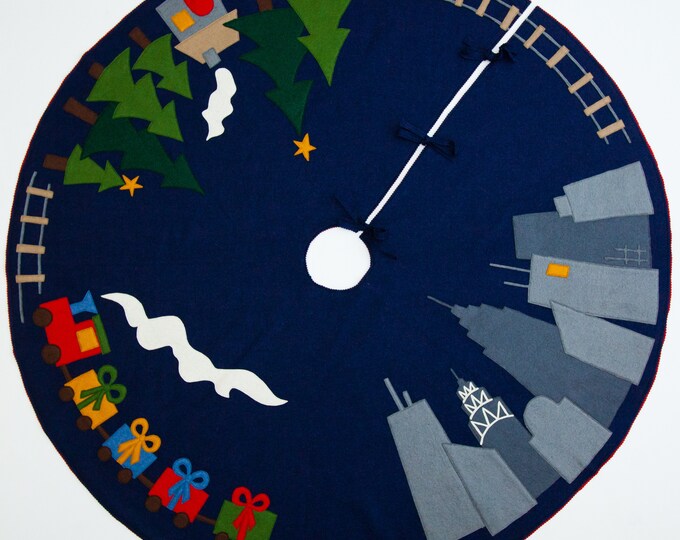 Handmade Wool Felt Christmas Tree Skirt: Celebrate the Holidays in the ...