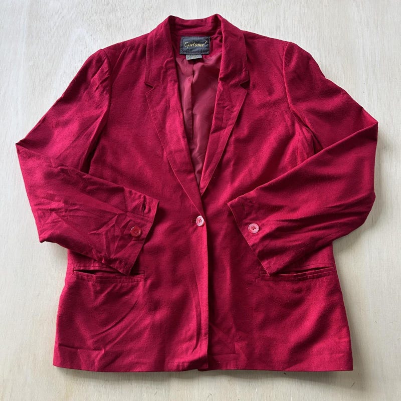 Silk Blazer Women Vintage - Etsy