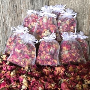 Set of 12 Rose Sachets - Etsy