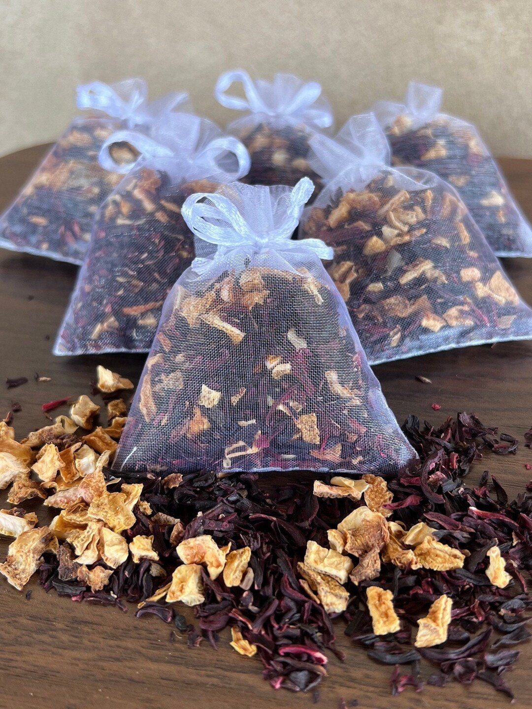 Set of 6 Hibiscus and Lemon Sachets | Pink Lemonade - Etsy