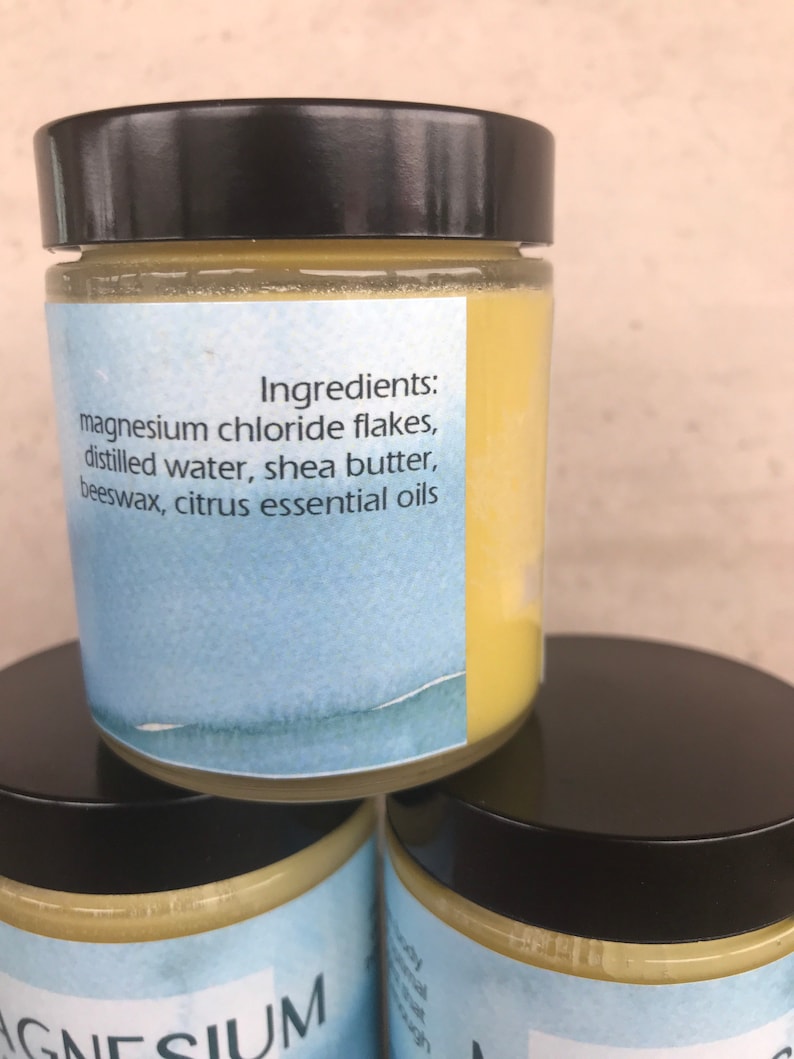 Natural Magnesium Cream- Handcrafted - Etsy