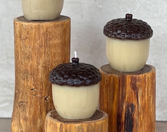 Acorn Candle - Etsy