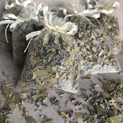 Set of 6 Eucalyptus and Mint Sachets - Etsy