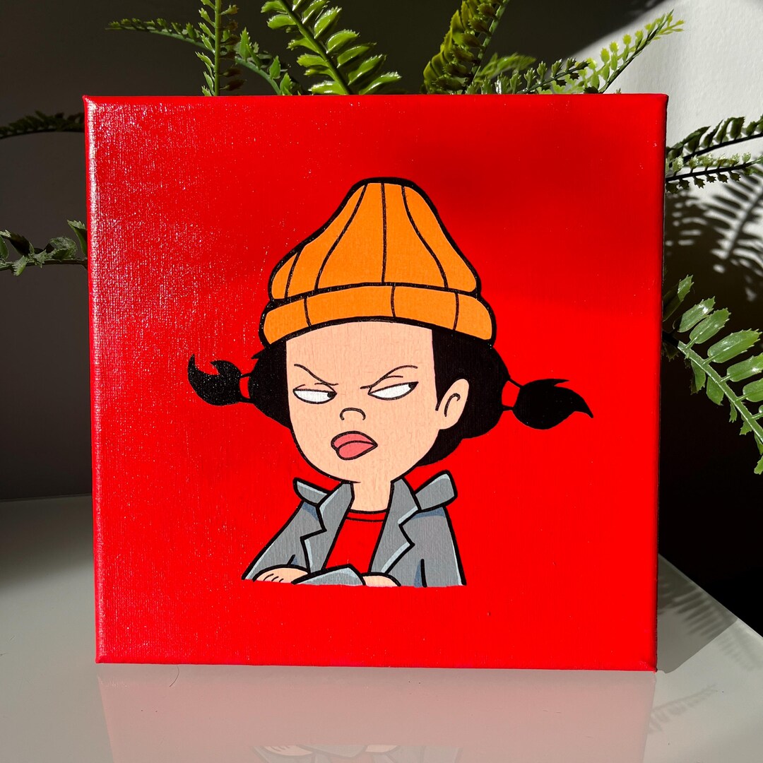 Spinelli Recess Handpainred Cartoon Canvas | Fun 90s 00s Home Wall ...