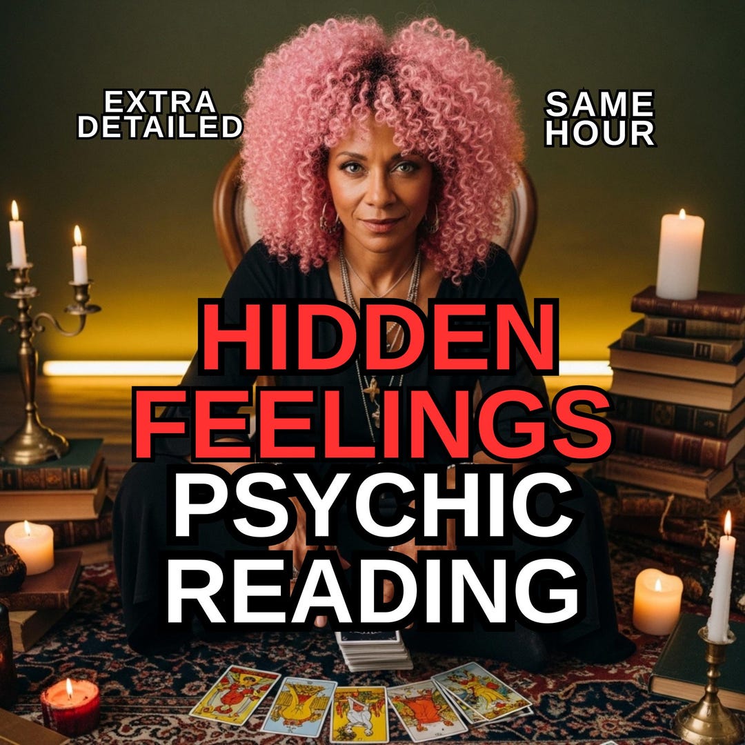 Hidden Feelings Psychic Reading, Same Hour Energy Connection - Etsy