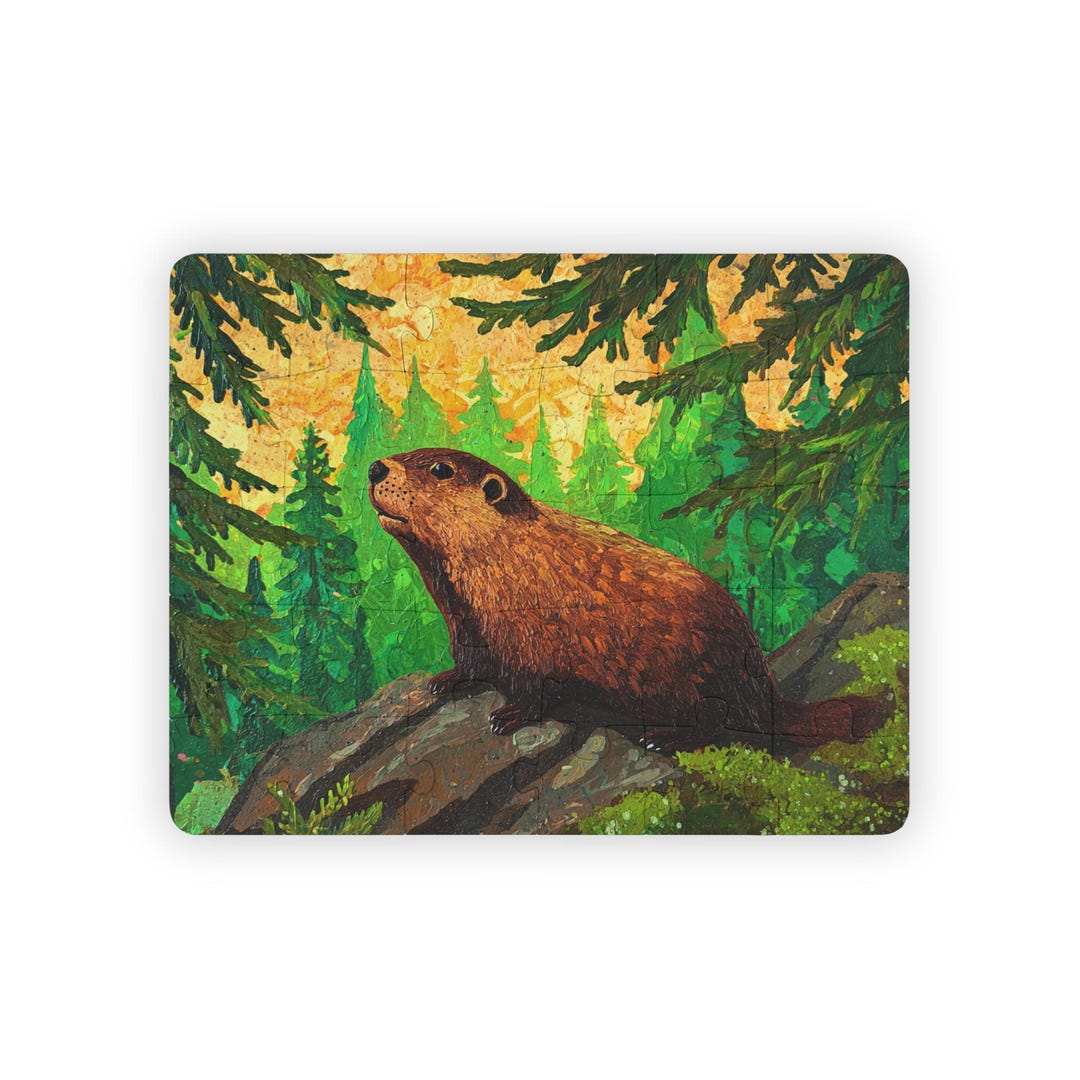 Ground Hog Kids' Puzzle 30-piece Learning Activity for Children Animal ...