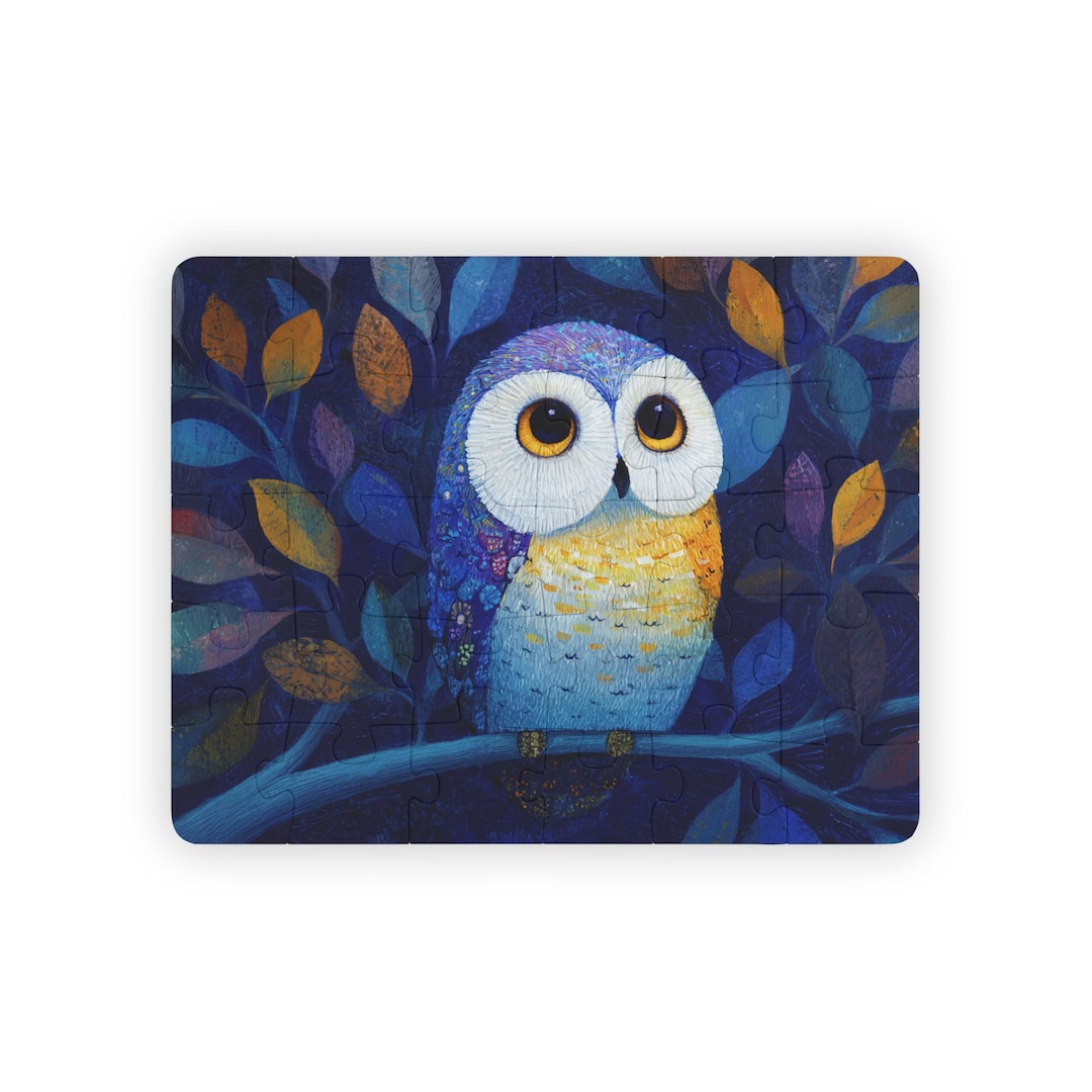 Owl Kids' Puzzle 30-piece Learning Activity for Children Animal Jigsaw ...