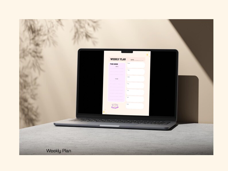 Soft Glam Undated Planner Bundle | US Letter + A4 | Weekly Daily ...