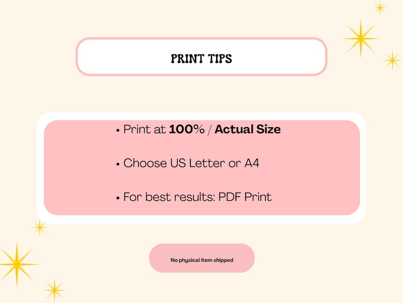 Undated Printable Planner Bundle | Weekly Daily Monthly | US Letter A4 ...