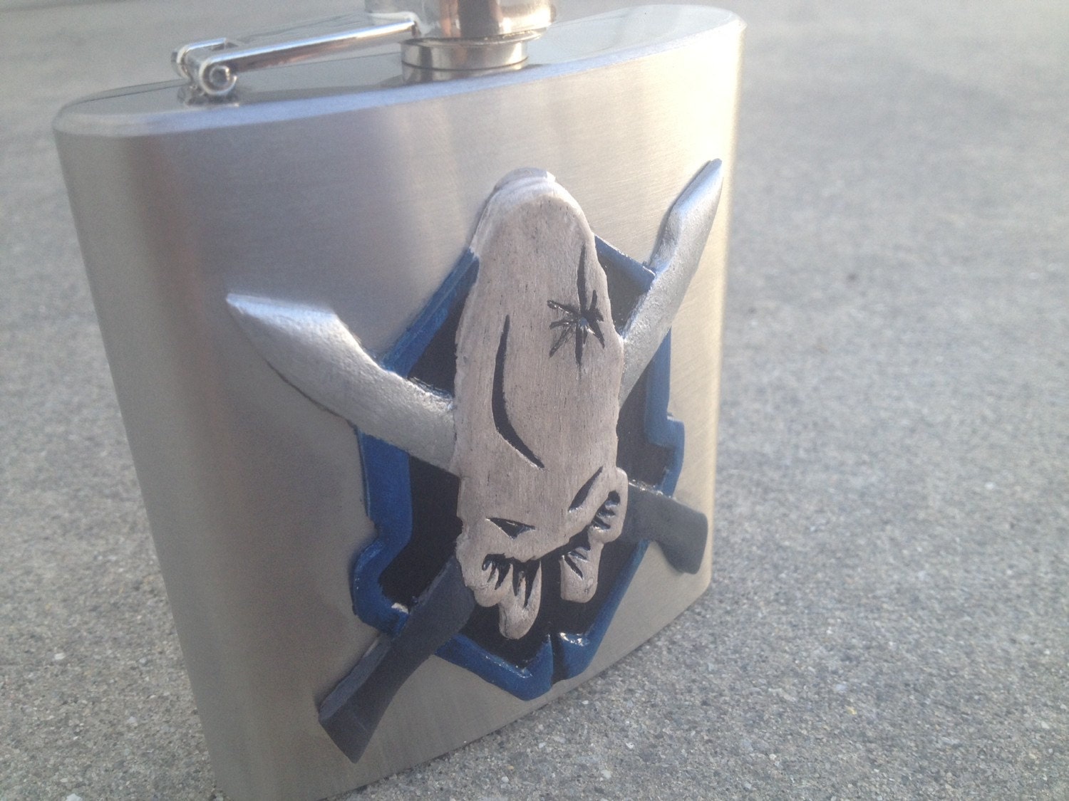 Hand-carved Legendary Flask (halo) - Etsy