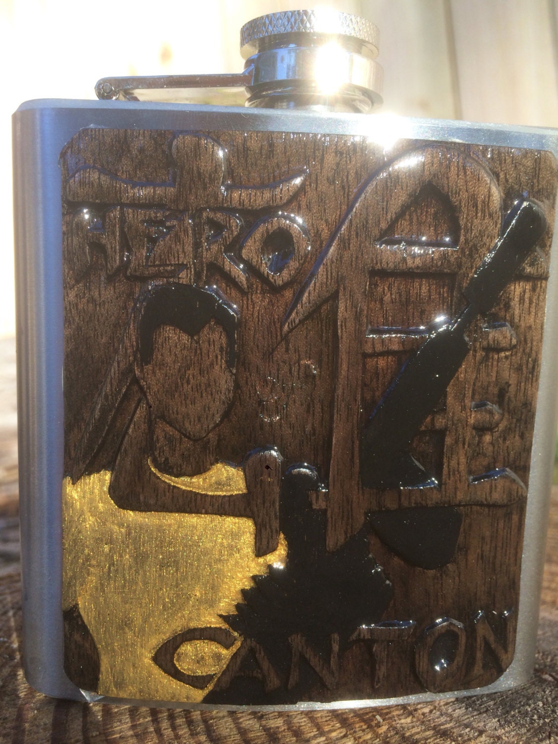 Hand-carved From Walnut Firefly Flask- Jayne Cobb "the Hero of Canton ...