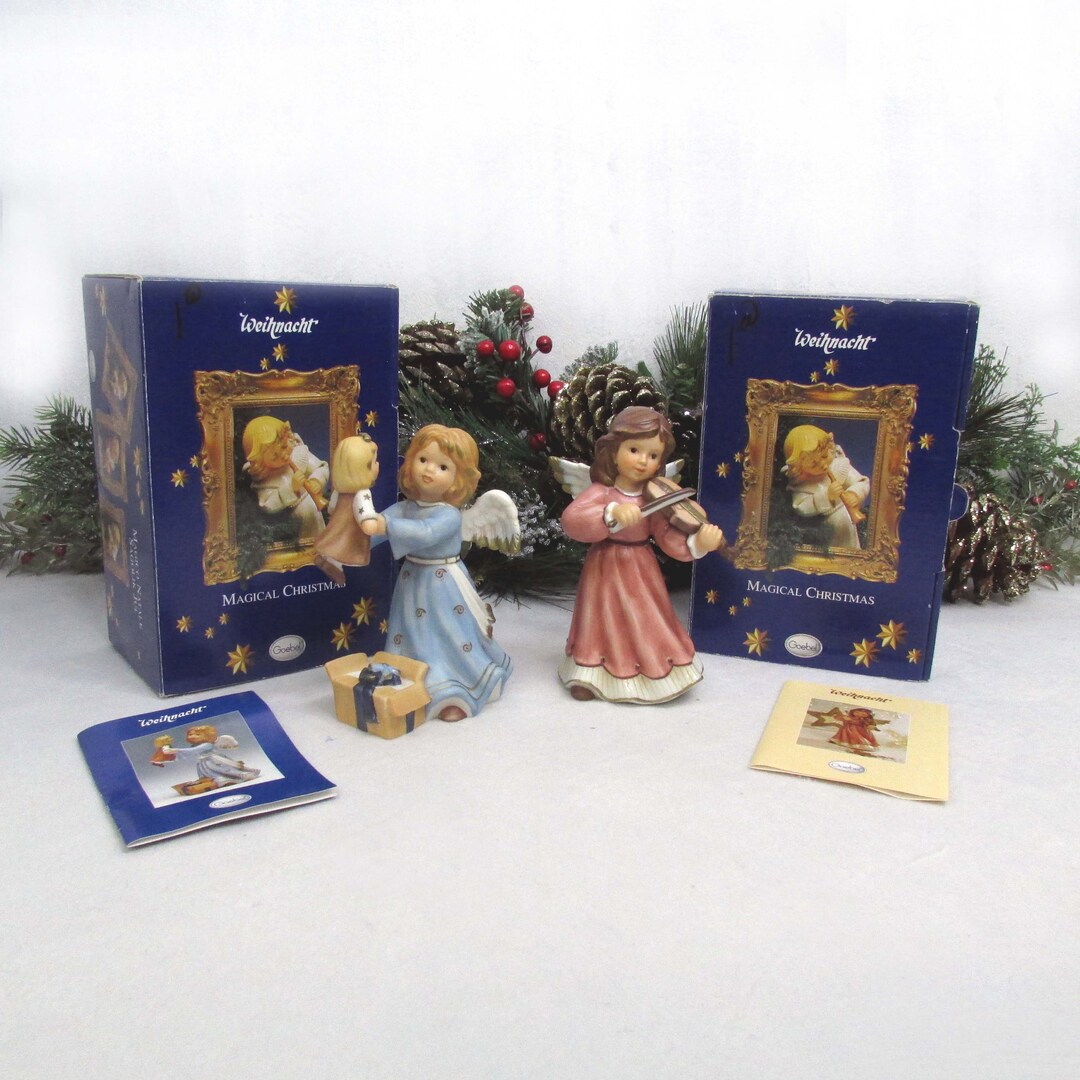 Goebel Magical Christmas Angel - Choose - Heavenly Soloist or Holiday ...