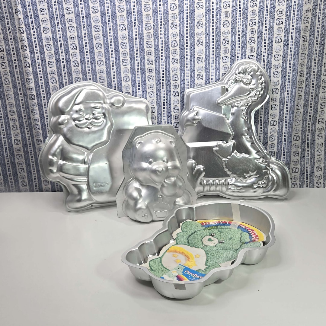 Vintage Wilton Character Cake Pans Choose- Care Bear-big Bird Sesame ...