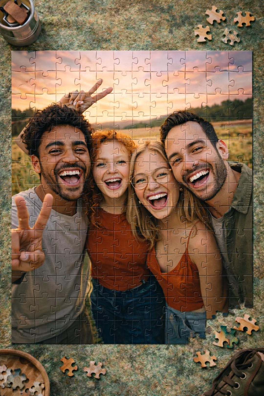Personalized Photo Puzzle, Custom Jigsaw Puzzle With Your Picture ...