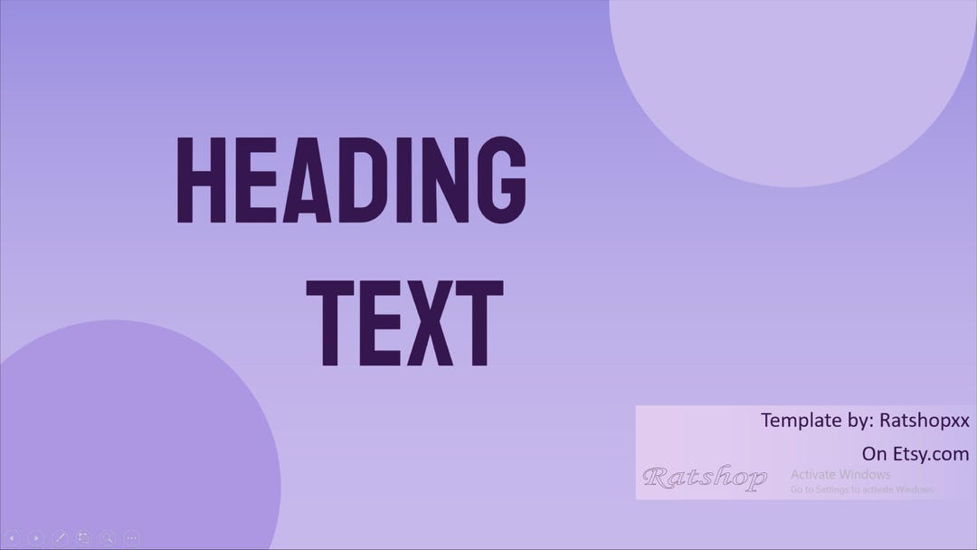 Lilac Powerpoint Template, Pastel Slides (PPTX Digital Download) - Etsy