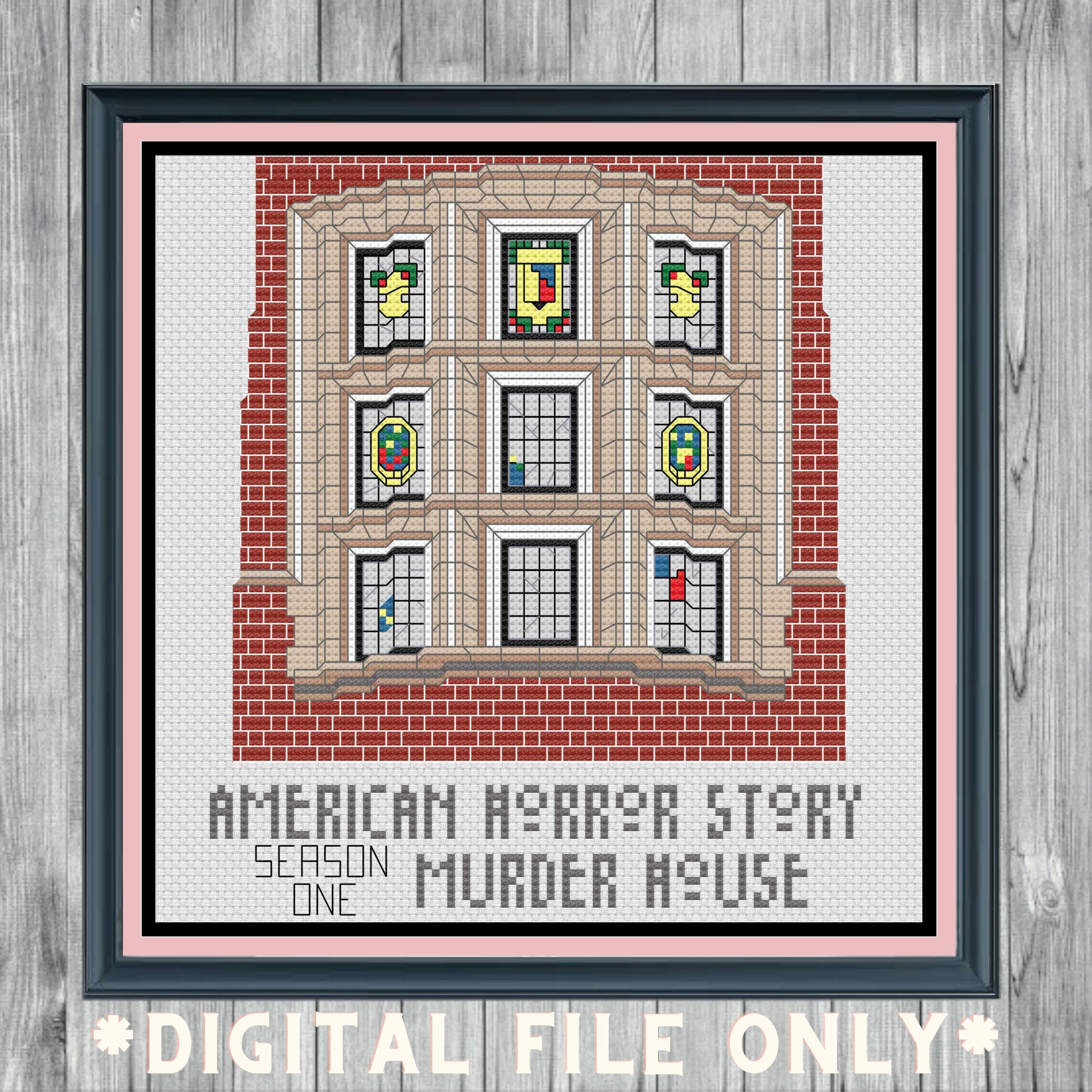 Sewing & Fiber Plastic Canvas Sewing & Needlecraft AHS SAL Murder House ...