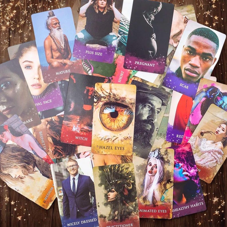 Who is It Oracle Cards – 78 Card Divination Deck for Intuitive Readings ...
