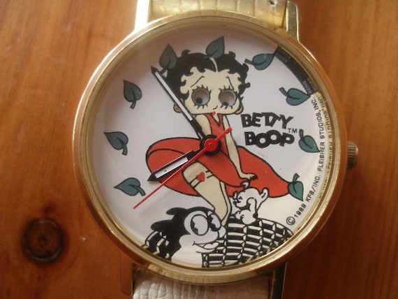 Betty Boop Vintage Moving Eyes Watch - Gem