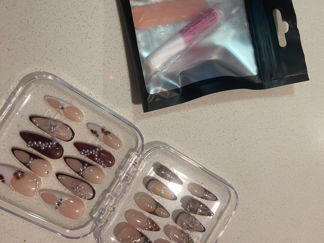 Custom Made Press on Nails - Etsy