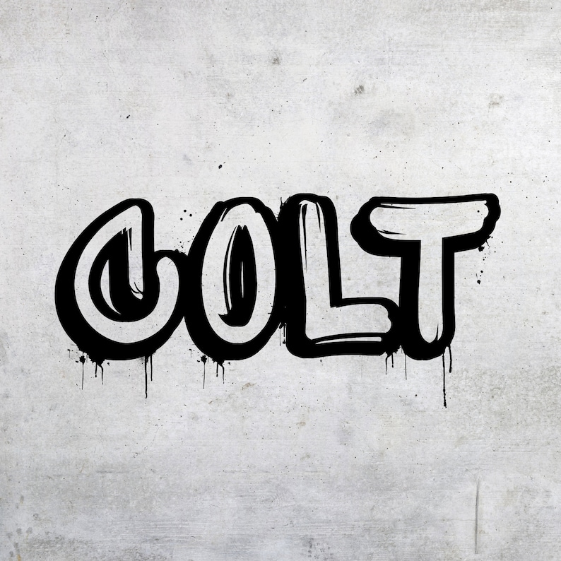 Personalized Graffiti Name Print, Teenage Boy Room Decor (digital ...