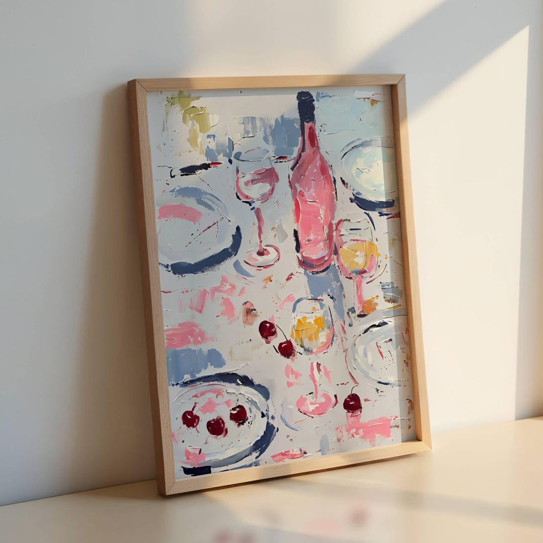 Imperfect Food Still Life Printable — Painterly Kitchen Wall Art ...